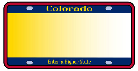 Colorado License Plate Vector Images (54)