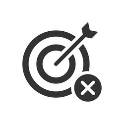 Customer target icon Royalty Free Vector Image