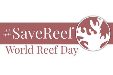 World reef awareness day june 1 holiday concept Vector Image