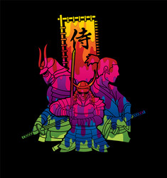 Japanese Samurai Font Vector Images (over 140)