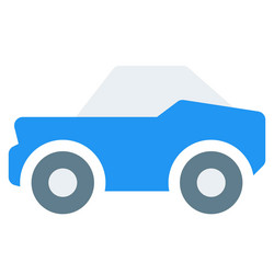 Lightweight two-door body muscle car Royalty Free Vector