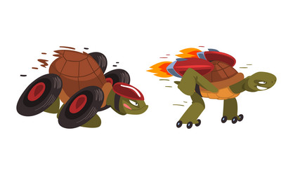 Fast Turtle Vector Images (over 230)