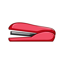 Equipment stapler cartoon Royalty Free Vector Image