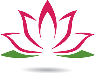 Lotus logo template Royalty Free Vector Image - VectorStock