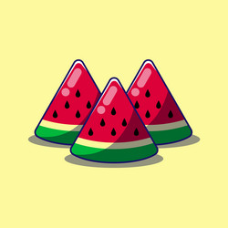Watermelon Ice Cream Royalty Free Vector Image
