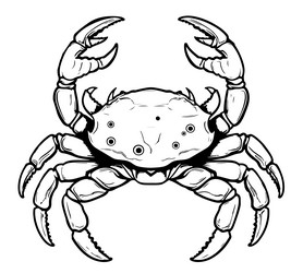 Blue Crab Outline Vector Images (over 680)