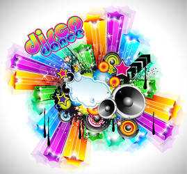 Disco party Royalty Free Vector Image - VectorStock