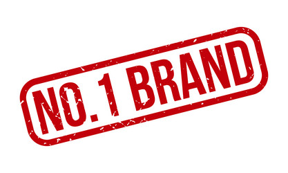 No1 brand rubber stamp red brand rubber Royalty Free Vector
