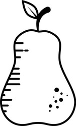 Fruit Uncolored Vector Images (over 140)