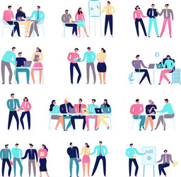 Business people meeting Royalty Free Vector Image