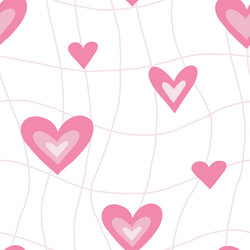 Cute 00s and 90s doodle seamless pattern retro Vector Image