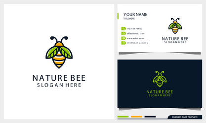 Bee Logo Business Card Vector Images (over 230)