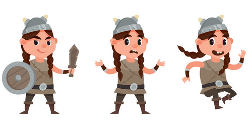Female Viking Cartoon Vector Images (over 230)