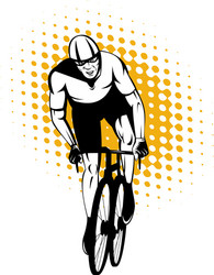 Cyclist Front View Vector Images (over 170)