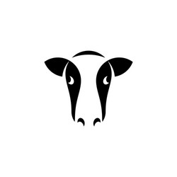 Cow stylized symbol Royalty Free Vector Image - VectorStock