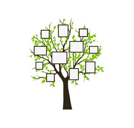 Vintage Family Tree Clip Art