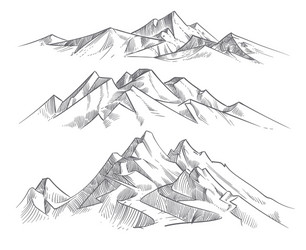 Mountain Outlines Vector Images (over 40,000)