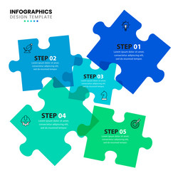 5 Section Info Graphic Vector Images (over 360)