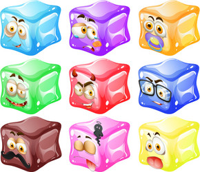 Ice cube Royalty Free Vector Image - VectorStock