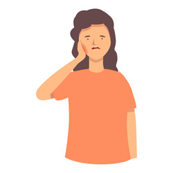 Face oral problem icon cartoon dental Royalty Free Vector