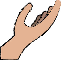 Drawing of Outstretched Hand Fingers Vector Images (54)