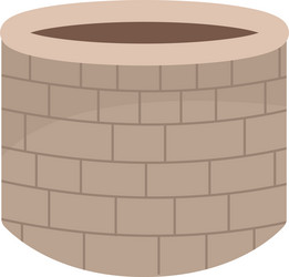 Brick water well Royalty Free Vector Image - VectorStock