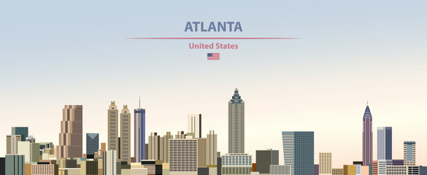 Atlanta Royalty Free Vector Image - VectorStock