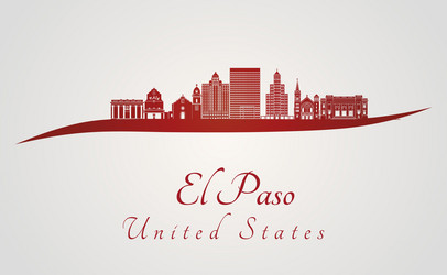 El Paso Skyline Vector Images (98)