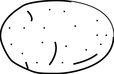 Potato Potatoes Outline Vector Images (over 7,200)