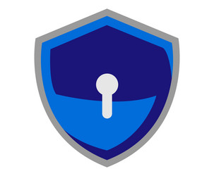 Web security logo shield with wings eyes locks Vector Image