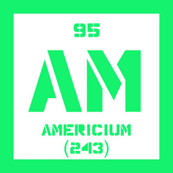 Periodic Table of Element Americium Icon Vector Images (47)