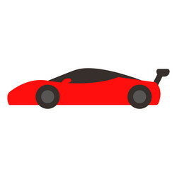Ferrari racing car race Royalty Free Vector Image