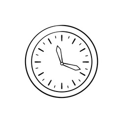 Clock Number Line Drawing Vector Images (over 380)