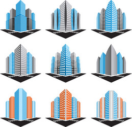 Buildings Royalty Free Vector Image - VectorStock