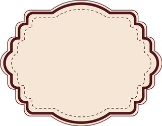 Pink vintage label frame Royalty Free Vector Image