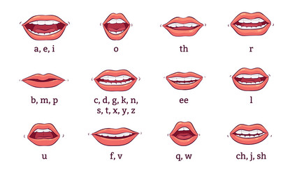 Talking Lips Animation Vector Images (over 270)