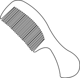 Comb Royalty Free Vector Image - VectorStock