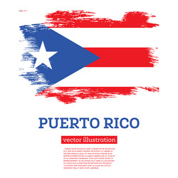 Set of puerto rico traditional symbols and objects