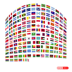 World flags design Royalty Free Vector Image - VectorStock