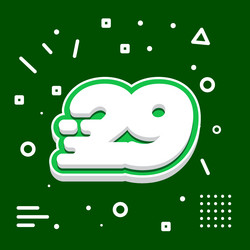 Number 29 Vector Images (over 890)