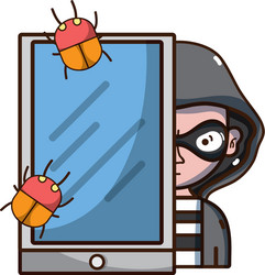 Threat Cartoon Cybersecurity Vector Images (over 410)