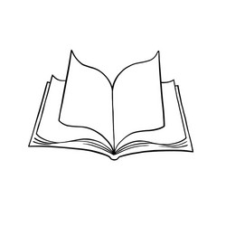 Open Book Outline Vector Images (over 17,000)