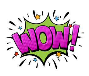 Pop art style sticker Royalty Free Vector Image