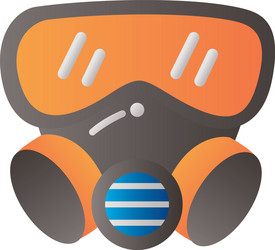 Bio security mask protection degradient style Vector Image