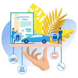 Insurance form online Royalty Free Vector Image