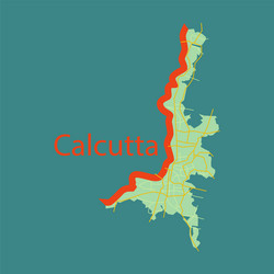 Calcutta Map Vector Images (31)