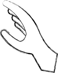 Drawing of Outstretched Hand Fingers Vector Images (54)