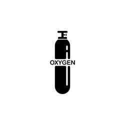 Oxygen cylinder icon Royalty Free Vector Image