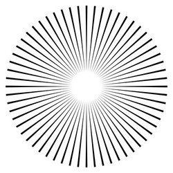 Sunburst elements set Royalty Free Vector Image