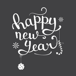 Happy New Year Lettering Vector Images (over 91,000)
